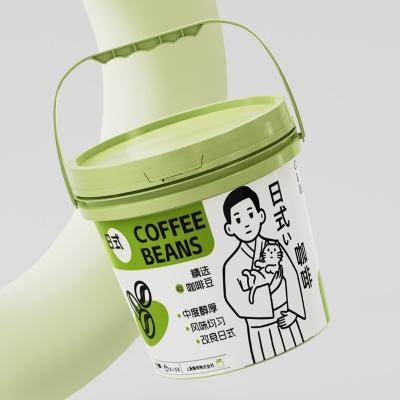 China 2L 3L 4L 5L Food-Grade Plastic Buckets for Yogurt Biscuit Cookies Pet Food Storage Container for sale