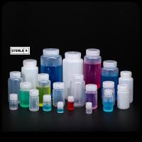 China Transparent PP Plastic Biological Small Reagent Bottle Wide Mouth 30-100ml Capacity Food-Grade Safe for sale