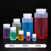 China Transparent PP Plastic Biological Small Reagent Bottle Wide Mouth 30-100ml Capacity Food-Grade Safe for sale