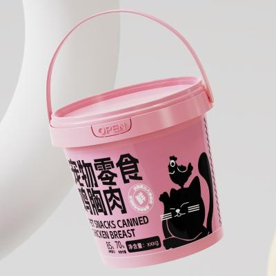 China IML Custom PP Round Plastic Bucket 1-20L Capacity Food Grade Container for Cotton Candy Cookies Sauces for sale