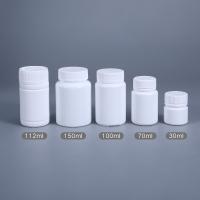 China Food Grade 100ML Plastic Bottle for Capsule Pill Anti-corrosion Silk Screen Printing for sale