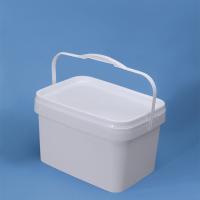 China Food Grade Plastic Buckets with Handle and Lids - 1L to 20L Capacity for Industrial Packaging for sale