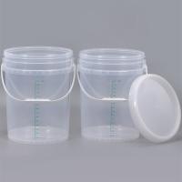 China 1L-50Liter Thickened PP Round Pail Plastic Paint Pine Gel Bucket With Lid for Paint for sale