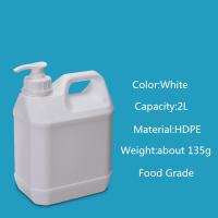 China 10L Square HDPE Plastic Container with Pump for Water Alcohol Oil Storage - 233×174×365mm Dimensions for sale