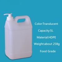 China White Plastic Jerry Can for Handwashing Fluid 1L 2L 3L 4L 5L 6L 10L Capacity with Food-Grade Material for sale