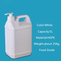 China White Plastic Jerry Can for Handwashing Fluid 1L 2L 3L 4L 5L 6L 10L Capacity with Food-Grade Material for sale