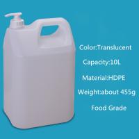 China White Plastic Jerry Can for Handwashing Fluid 1L 2L 3L 4L 5L 6L 10L Capacity with Food-Grade Material for sale