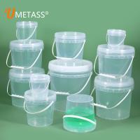 China UMETASS Food Grade PP 5L Round Plastic Bucket 210mm Height 214mm Diameter for Cold Drink and Paint Storage for sale