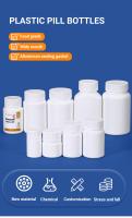 China Empty Vitamin Plastic Pill Containers Capsule Medicine Bottles Bulk for sale