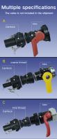 China 2 inch and 1.5 inch IBC Tank Adapter Pipes with Round Head Female Connection Fittings for sale