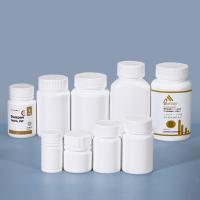 China HDPE Collar Pharmaceutical Pill Bottles 50cc 4oz with White Aluminum Foil Gasket Lid for Secure Medication Storage for sale