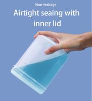 China Collar Material HDPE 200ml Plastic Food Grade Storage Boxes Customized Printing for sale
