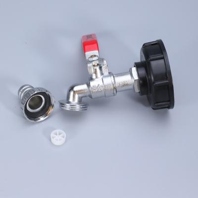 China Red Handle Water Tap Bibcock with 1/2