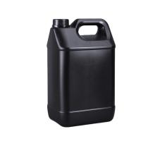 China 4L Black HDPE Plastic Bucket 183×130×242mm for Chemical Liquid Packaging with Custom Options for sale