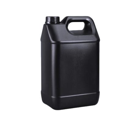China 4L Black HDPE Plastic Bucket 183×130×242mm for Chemical Liquid Packaging with Custom Options for sale