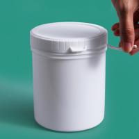 China 300ml 10oz HDPE Plastic Jar for Household Cooking Sauce Powder Storage Screw and Pop Cap for sale