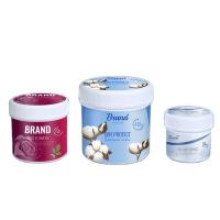China 1L Round Plastic Screw Jar for Laundry Detergent Powder Package 100% Virgin Material for sale