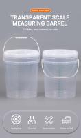 China 20L Food Grade Plastic Bucket with Handle - 5 Gallon Container with Ruler Scale and Custom Printing Options for sale