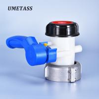 China DN40 Acid Alkali Oil Resistant PVC Ball Valve for IBC Hydraulic Directional Control for sale