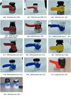 China DN40 Acid Alkali Oil Resistant PVC Ball Valve for IBC Hydraulic Directional Control for sale