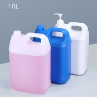 China 10liter Plastic Jerry Can Holder With Pump lid OEM for Customer Needs for sale