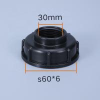 China Drain Safety Manual Globe Valve IBC 1000L Valve 60 with 1/2'' 3/4'' Adapter Connection for sale
