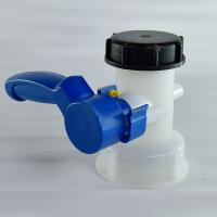 China Size 1 DN40 Butterfly Valves for IBC 1000 Tank Fitting DN40 DN50 DN80 Control Ball for sale