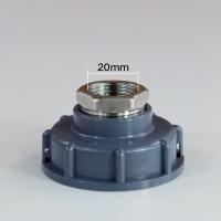 China 2inch Round IBC Tank Adapter Plastic Valve Stainless Steel Fitting Connector for sale