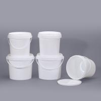 China Water 900ml 1L 2L ISO9001SGS Clear Plastic Bucket With Lid for Nuts Yogurt Candy Jam for sale