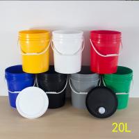 China ISO9001 Approved Umetass Plastic Pail for Liquid Laundry Detergent in Various Colors for sale
