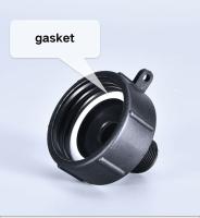 China 1 Inch Adapter Connector For IBC Tank Valve Fitting and Durable Black Connection for sale