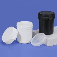 China PE Plastic Type Canisters Pots With Inner Lid BPA Free 0-1L Capacity Child Proof Jars for sale