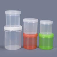 China PE Plastic Type Canisters Pots With Inner Lid BPA Free 0-1L Capacity Child Proof Jars for sale