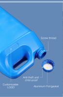 China UMETASS 1Gallon Empty Square Plastic Bucket Liquid Package Wine Oil Jerry Can With Tamper-Proof Cover for sale