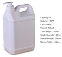 China Paint HDPE 1L 2L 4L 5L 10L Jerry Can Bottle with Pump Lid for sale