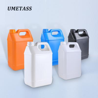 China SCREW CAP Sealing 1 Gallon Plastic Barrel for Chemical Water Package Square Container for sale
