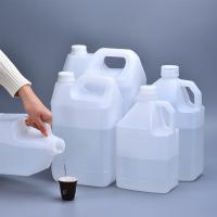 China 5L Plastic Barrel for Water Alcohol Storage Oil Container Square and Food Grade Grade for sale