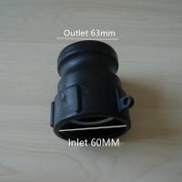 China Non Leakage 60mm Inlet Coarse Thread To 60mm Camlock Hose 1000L IBC Tank Fitting Adapter for sale