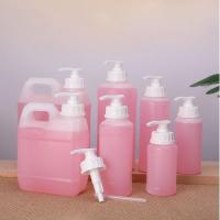 China 250ml-10L Capacity Plastic Pump Bottles for Soap Shower Gel Shampoo Lotion Liquid for sale