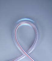 China Reducing UMETASS Clear PVC Wire Reinforced Flexible Water Hose with Flange Connection for sale