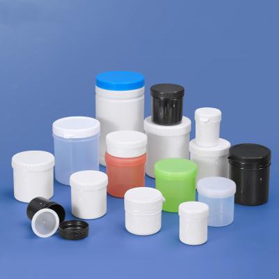 China Powder Packing HDPE Jar with Wide Mouth and Sealed Screw Neck in Black/White/Transculent for sale