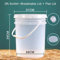 China Eco-Friendly 20L Food Grade Fermenter Brewery Barrel for Bomebrew Enzyme Fruit Bucket for sale