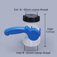 China Low Temperature and Screw Valve DN40/50/60/80 Butterfly Valve for IBC Tank Connector for sale