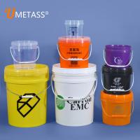 China 1-10 Liter Transparent Kids Toys Packing PP Plastic Beach Bucket with Lid and Handle for sale