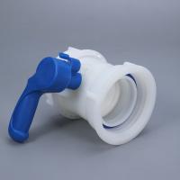 China HDPE Body Material DN80 Butterfly Valve perfect for UMETASS Food Grade IBC Tank 100MM for sale