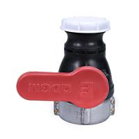 China UMETASS DN50 HDPE IBC Tank Ball Valve With Quick Disconnect Outlet for Performance for sale