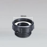 China Reducing Adapter Included in Black S60 Connector Link for IBC Tank Valve 63mm Fitting for sale