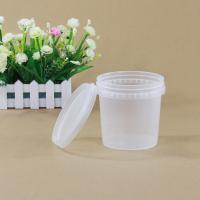China Accessories With Lid Eco Friendly White Plastic Food Storage Bucket with Airtight Lids for sale
