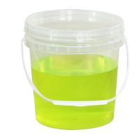 China Industrial Paint Packaging 2.5 Gallon White Clear Plastic Buckets with Lid for sale