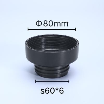 China Gray UMETASS 80MM To S60*6 Male Thread IBC Tank Fittings Garden Irrigation Pipe Connector Valve Adapter for sale